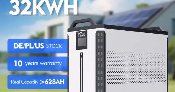 China Stock Docan Power Docan Energy Panda 51.2V 628Ah LiFePO4 Battery Pack for Solar Home