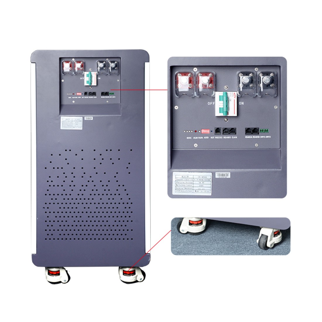 High Capacity Batteries for Solar Energy | Docan 51.2V 940Ah LiFePO4