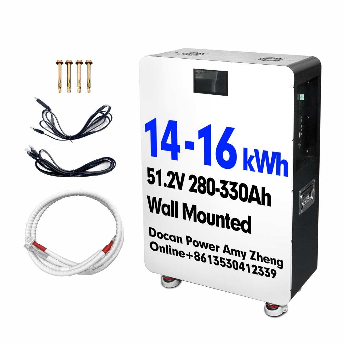 51.2V 314Ah LiFePO4 Solar Battery Pack EU Stock Plug & Play