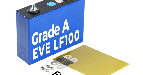 EVE LiFePO4 Battery 3.2V 100Ah EV-Grade Prismatic Cells