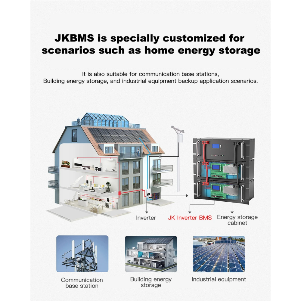LiFePO4 BMS 7S-24S 2A Active Balancing for Li-ion LTO Battery